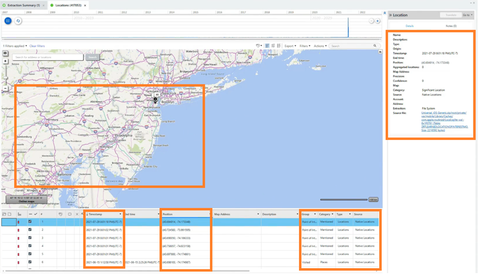 Understanding and qualifying location data on Android & iOS - Cellebrite